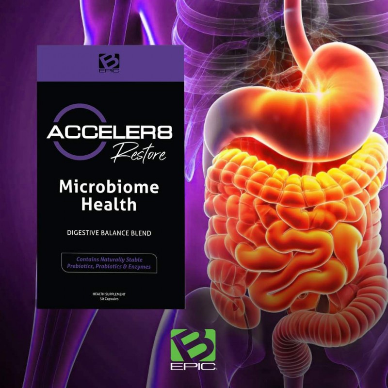 Acceler8™ Restore - Mélange pour l'Équilibre Digestif par B-Epic
